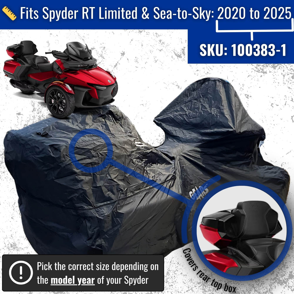 CAN-AM Spyder RT Waterproof Cover • GEARS