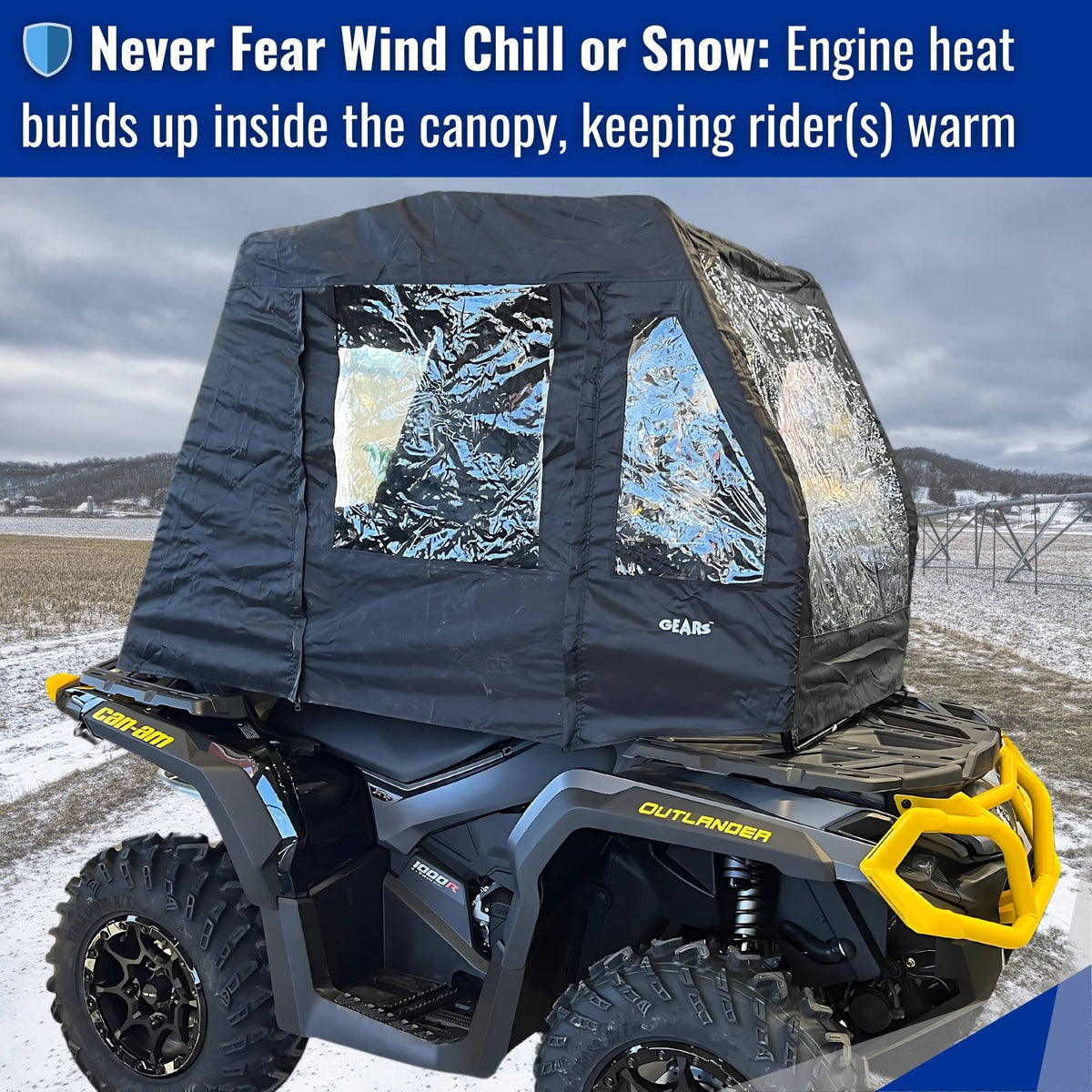 ATV Cab Enclosure | Cabin Cover | Enhance Your Quad • GEARS