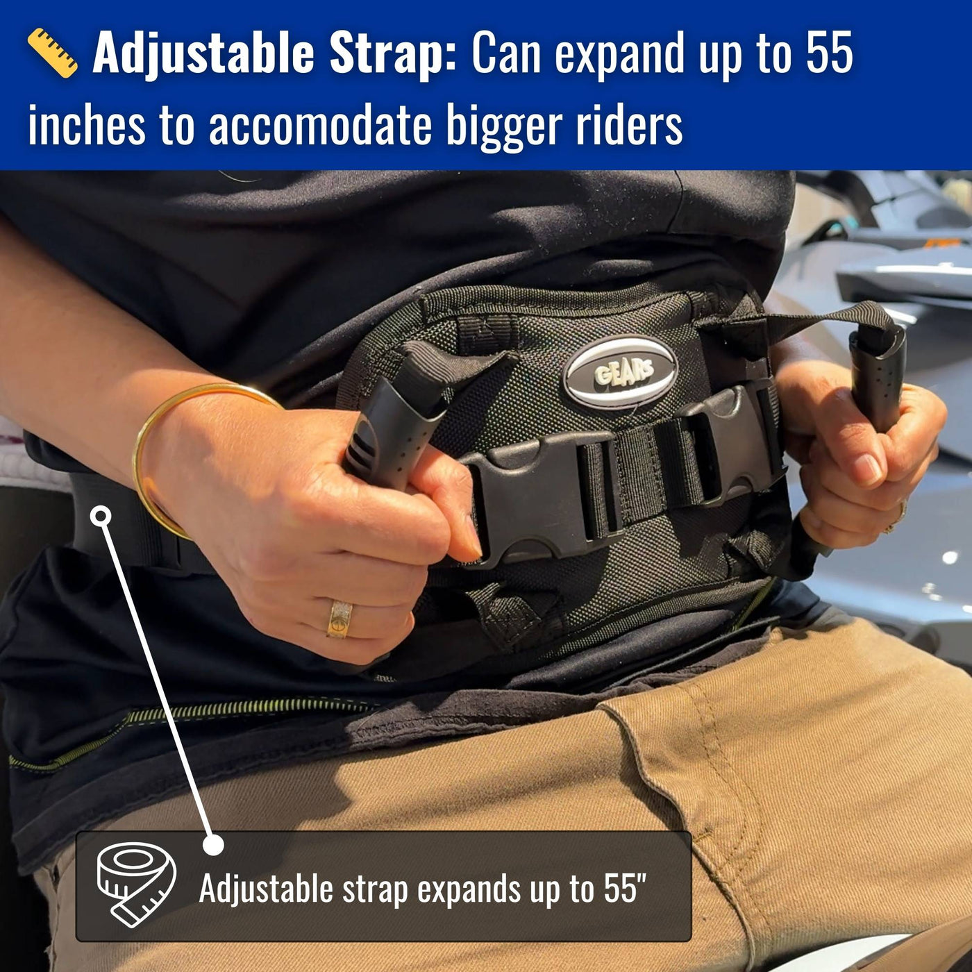 Passenger Grab Handles for Motorcycle, Sled, & PWC • GEARS