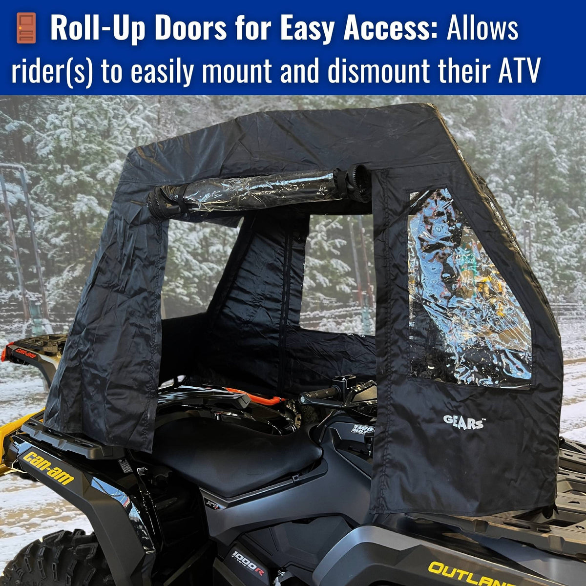 ATV Cab Enclosure | Cabin Cover | Enhance Your Quad • GEARS