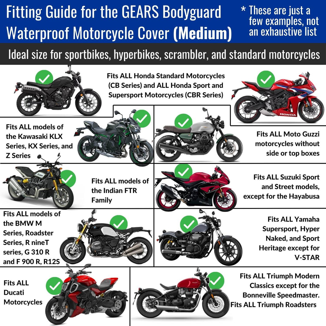 Bodyguard Waterproof Motorcycle Cover • GEARS
