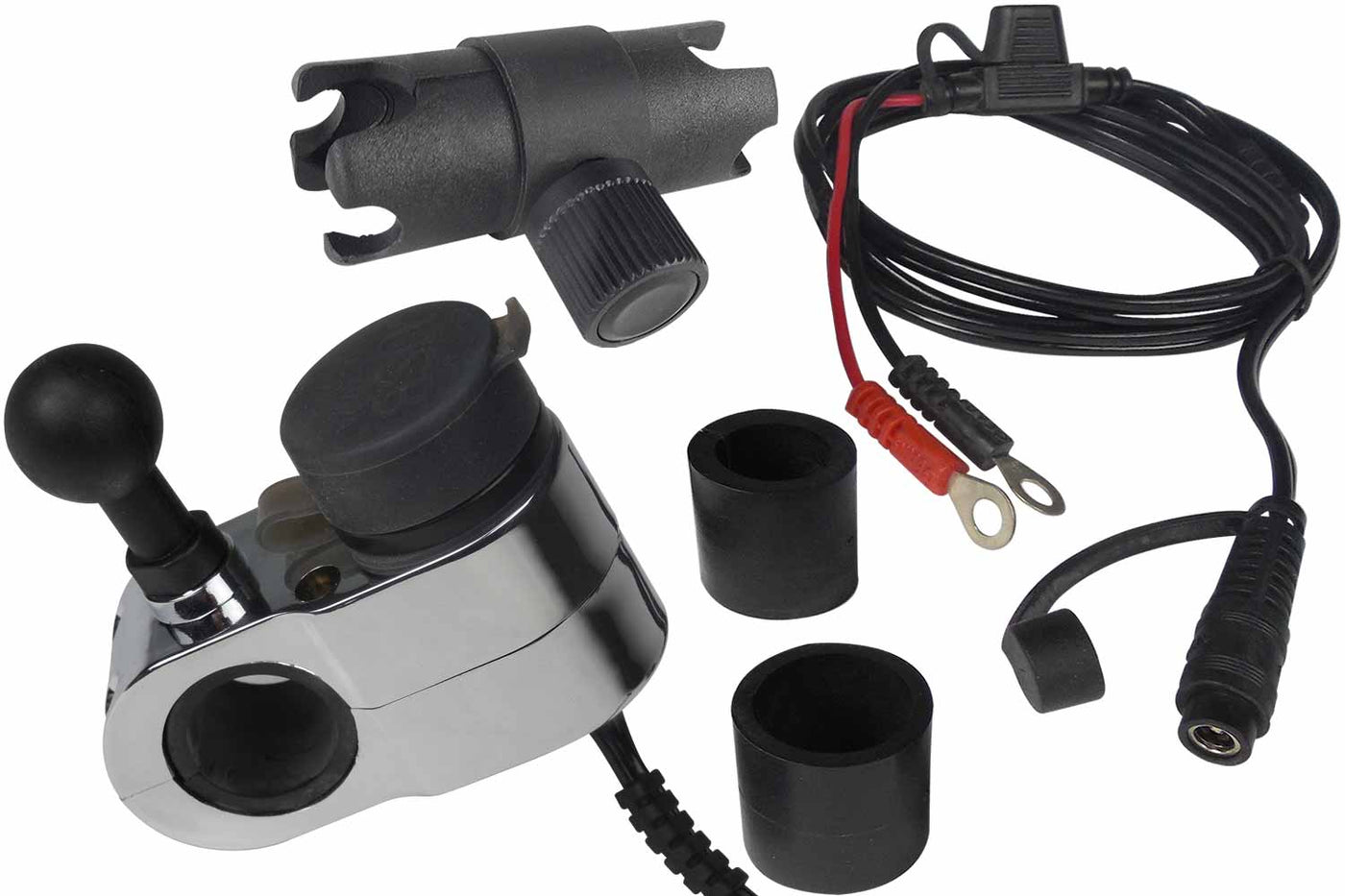 Motorcycle Handlebar USB Charging Mount • GEARS