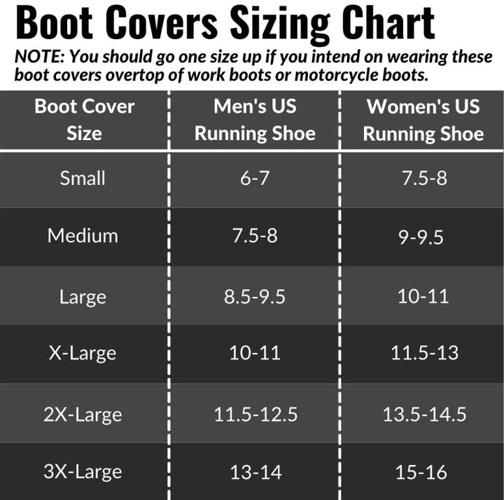 Reusable Waterproof Boot Covers with Rubber Soles • GEARS