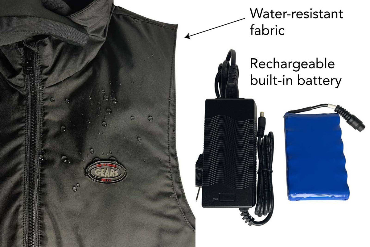 ZR9 Cordless Battery Heated Vest • GEARS
