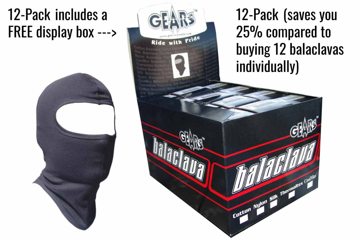 Black Cotton Balaclava • GEARS